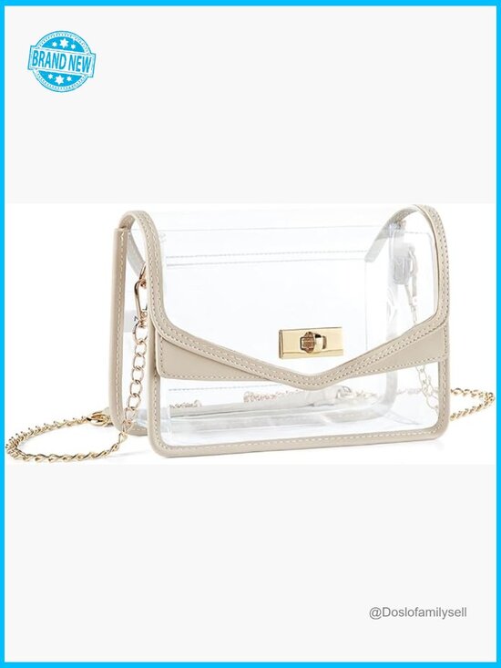 Bags | Clear Stadium Approved Crossbody Bag Transparent Shoulder Purse ...